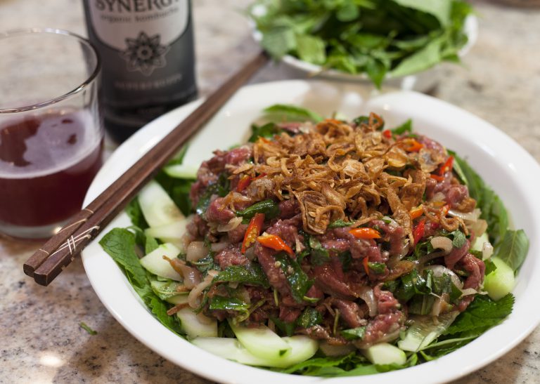 Thit Bo Tai Chanh (Viet Beef Carpaccio) - 8 Bits of Food